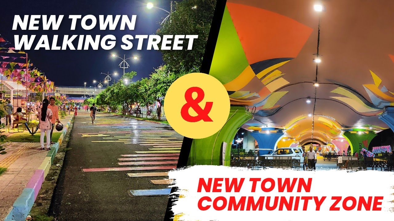 New town Walking Street | Happy Street New town | New town Community ...