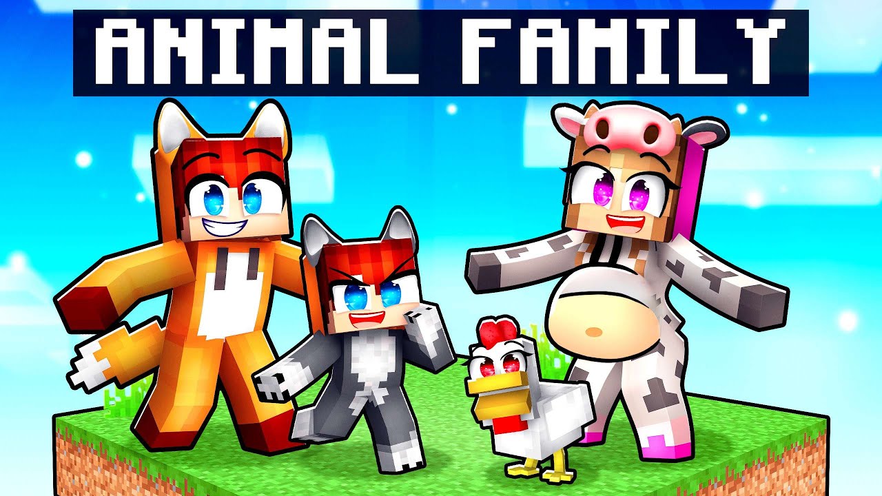 Having ANIMAL TWINS in Minecraft! - YouTube