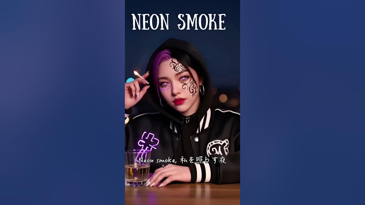 AIシンガー KaguyA | Neon Smoke (AImusic) #sunoai #aimusic #aiシンガー #neon - YouTube
