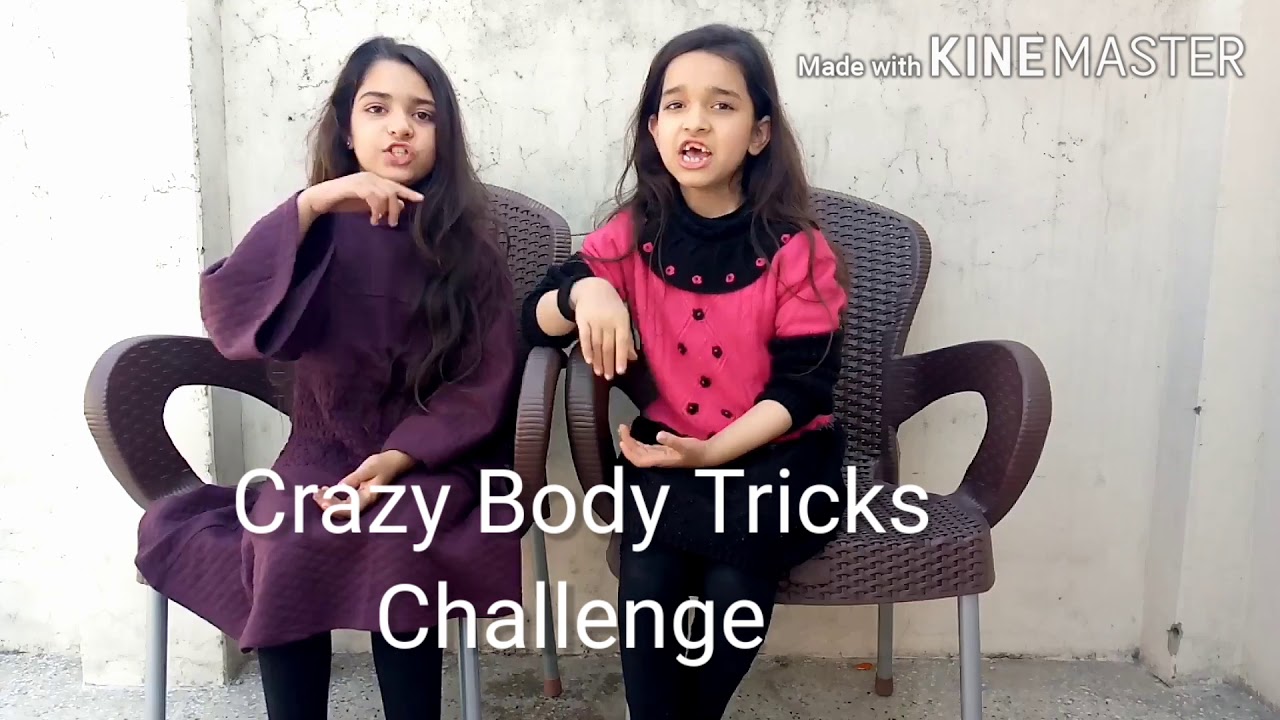 Crazy Body Tricks Challenge by 5 minute craft tried by |Fibia Love ...