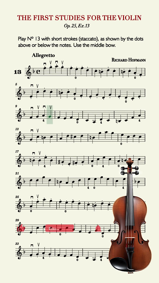 🎻 Beginners Studies for the Violin. Op. 25. Study Nº 13 #shorts #violin ...