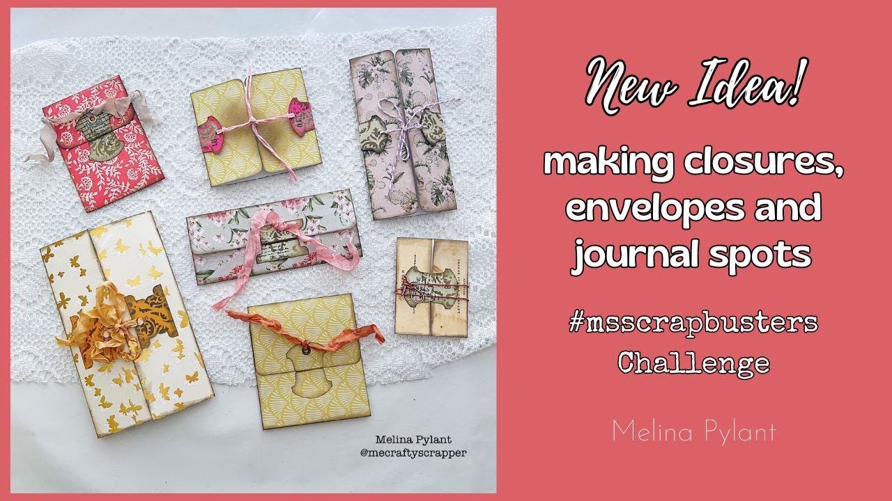 NEW IDEA! MAKING CLOSURES, ENVELOPES AND JOURNAL SPOTS | # ...