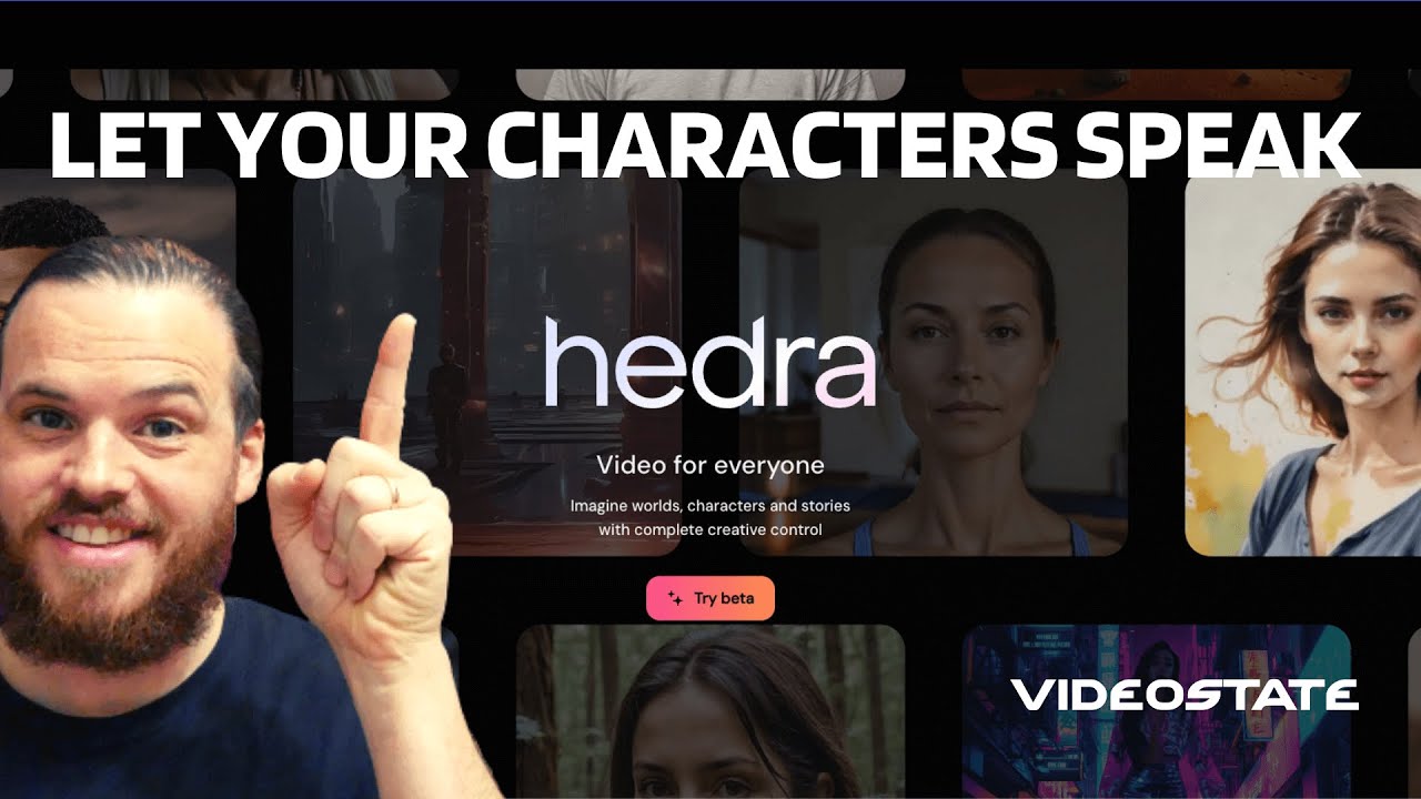 HEDRA is here! Animate your character and let them SPEAK! - YouTube