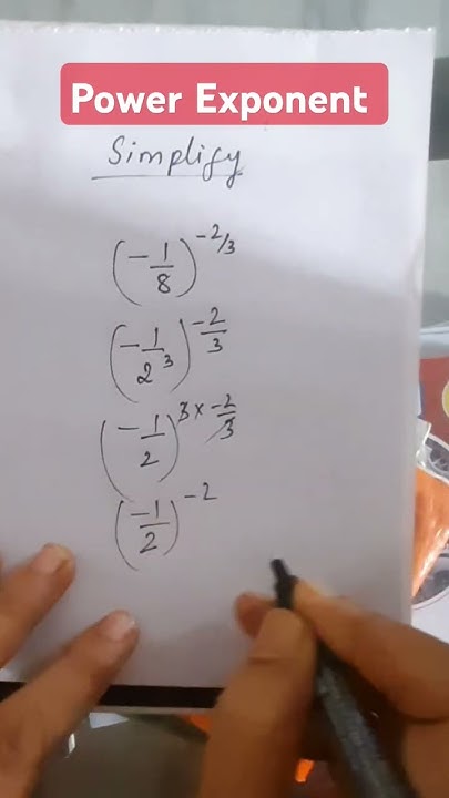 Simplify Power Exponent trick#maths mathsoneshort#mathematics# ...