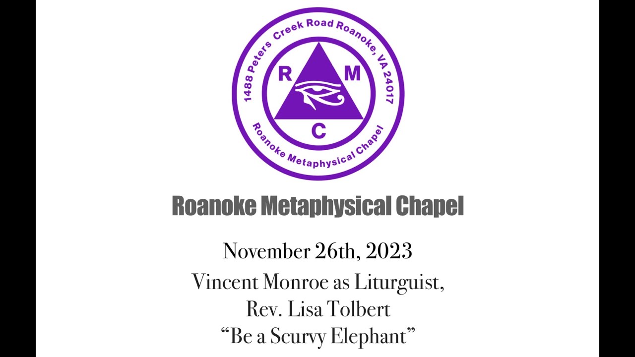 Rev. Lisa Tolbert - "Be a Scurvy Elephant" - YouTube