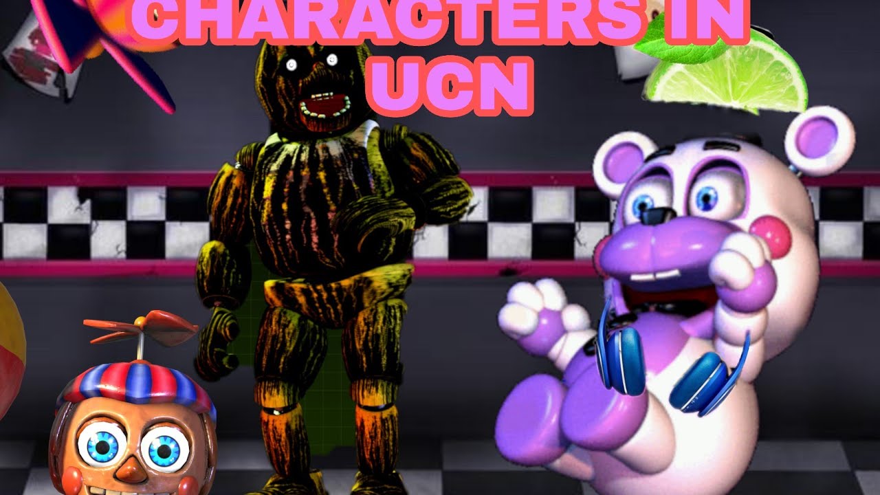Top 5 WORST fnaf characters to deal with in UCN - YouTube