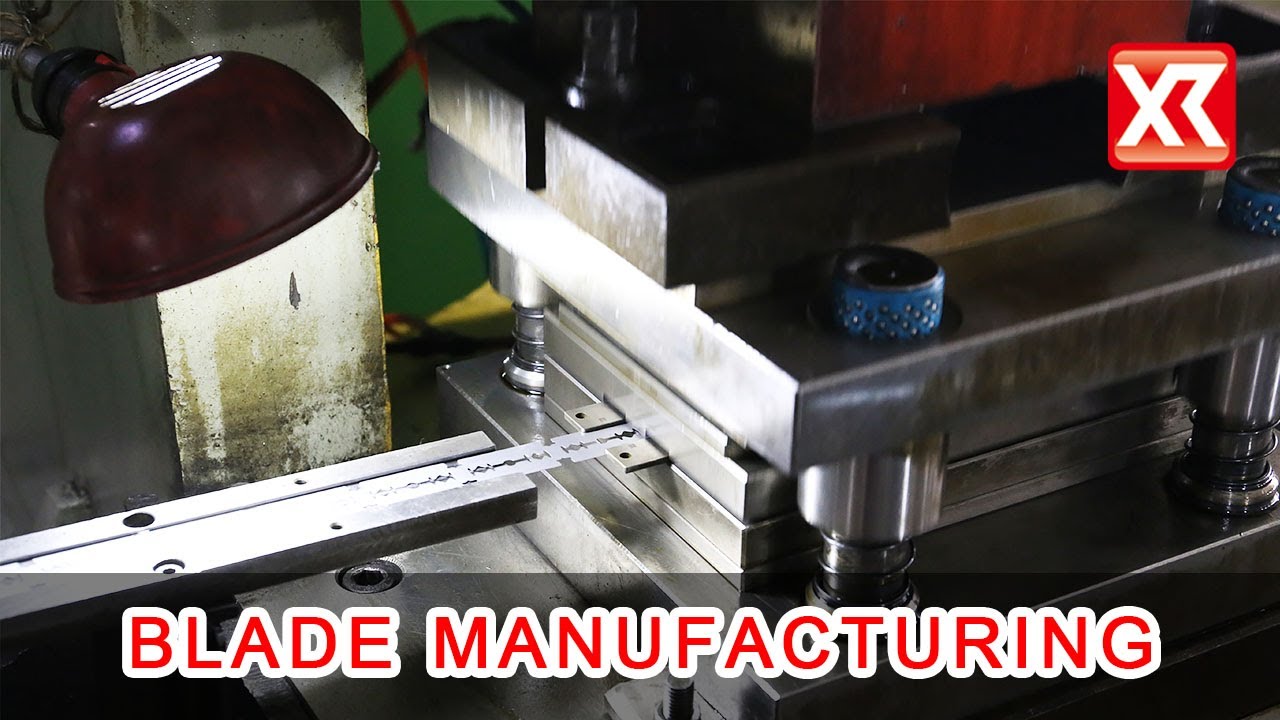 How it's Made: Double Edge Razor Blades - Made by Xirui Blade - YouTube