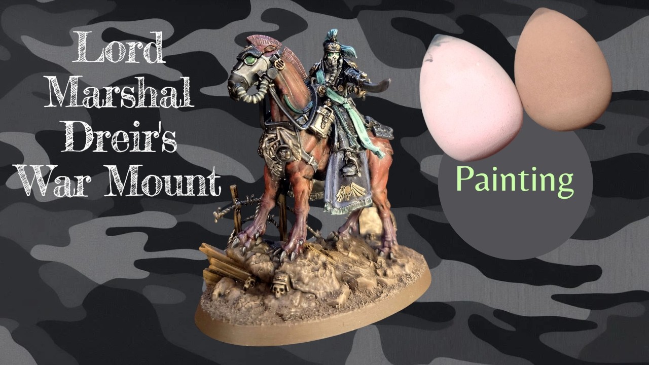 Painting Lord Marshal Dreir - War Mount - YouTube