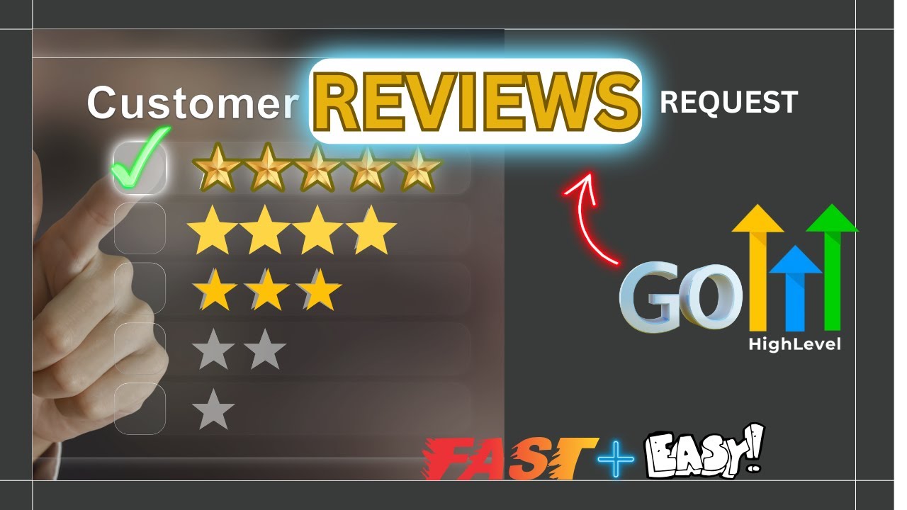 Requesting Customer Reviews in GoHighLevel. Easy Setup Tutorial to ...