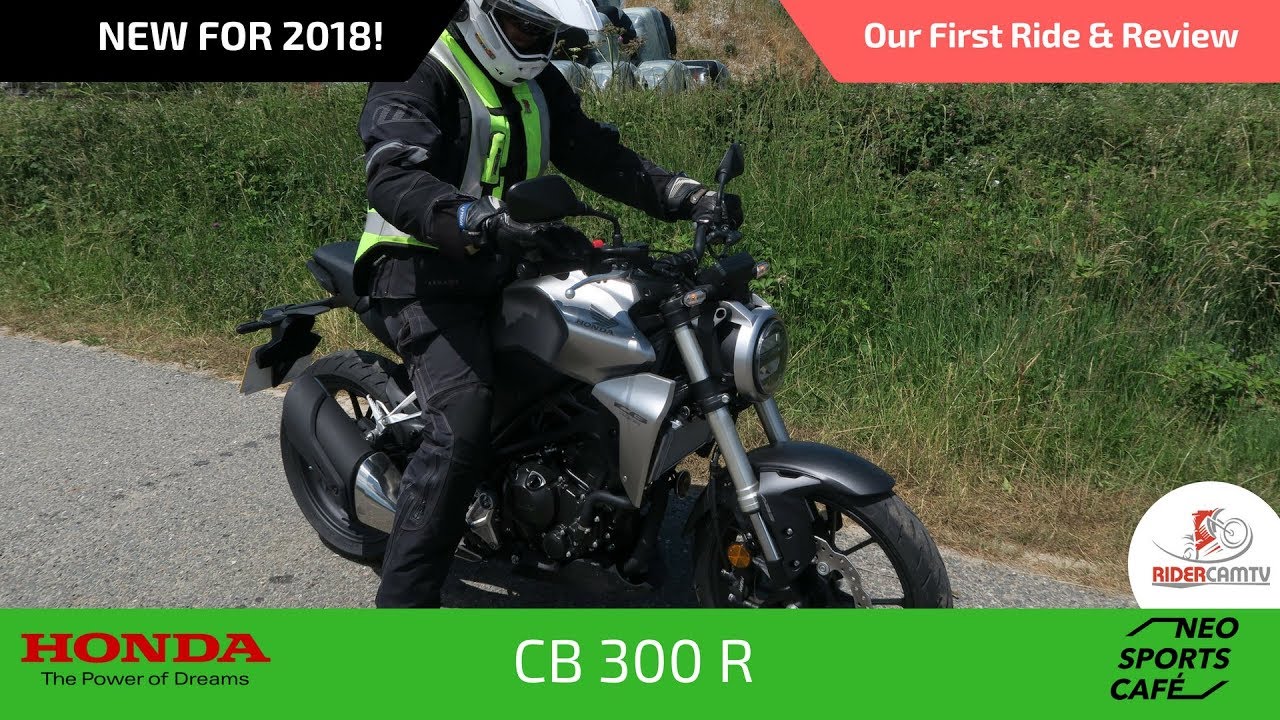 2018 Honda CB300R | Our first ride and review - YouTube