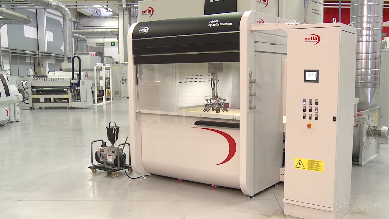 Utilaj de vopsit mobila din lemn si fronturi din MDF - CEFLA model ...