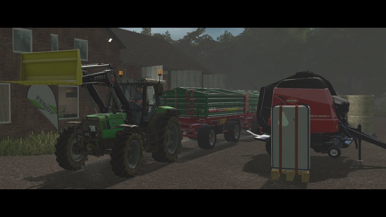 LS17 Sibbershusum #8 Das Schweinefutter und ein Teil Stroh kommen schon ...