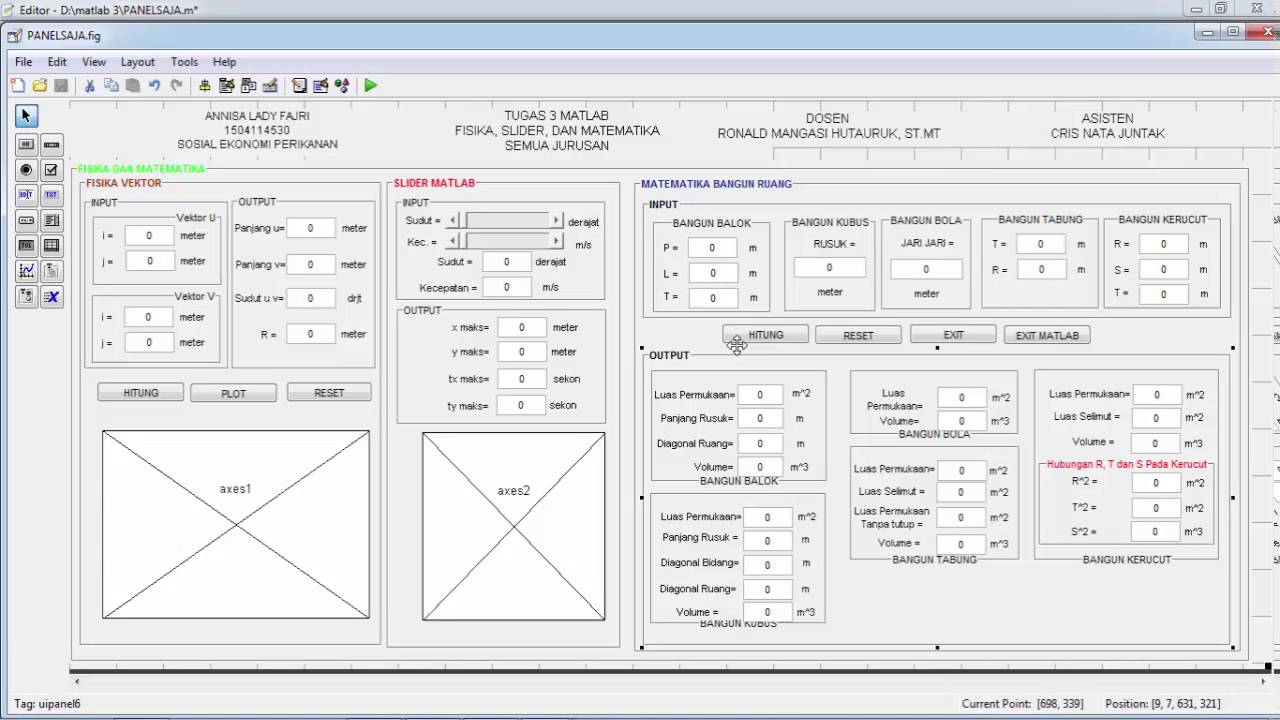 MATLAB 3 ANNISA LADY FAJRI SEP FAPERIKA UNRI 2016 - YouTube