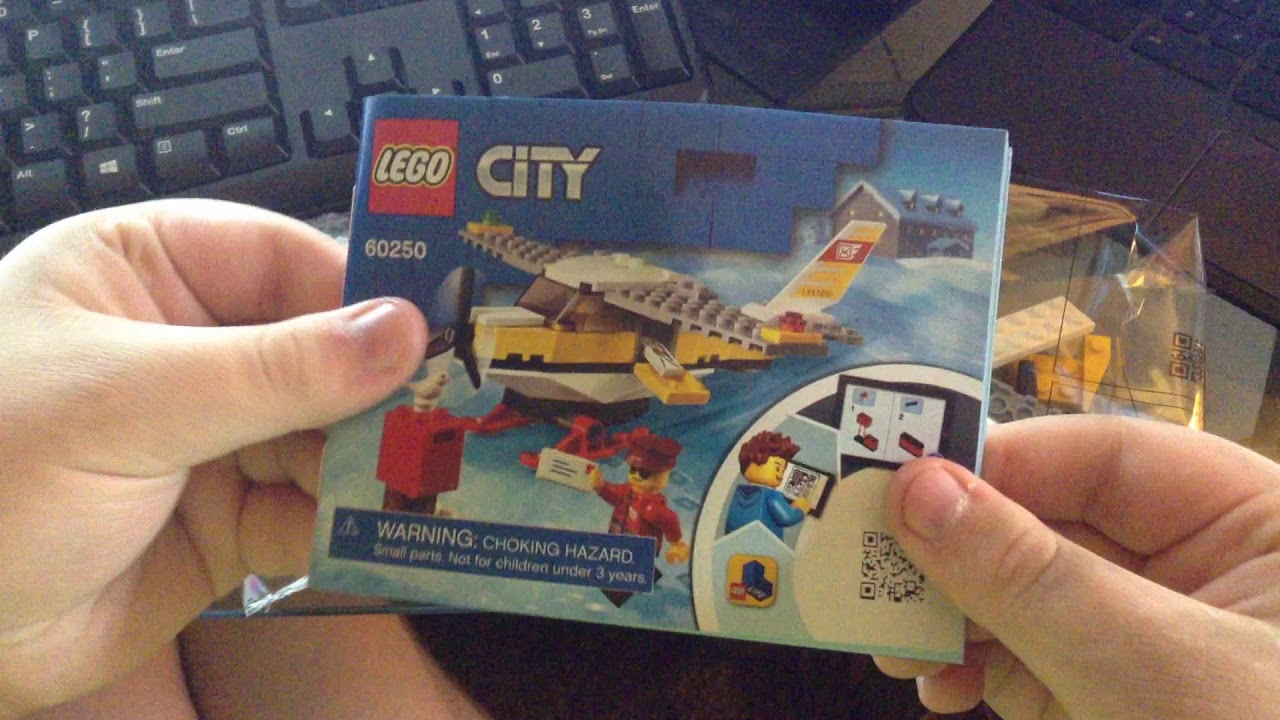 LEGO City Mail Plane 60250 Unboxing - YouTube