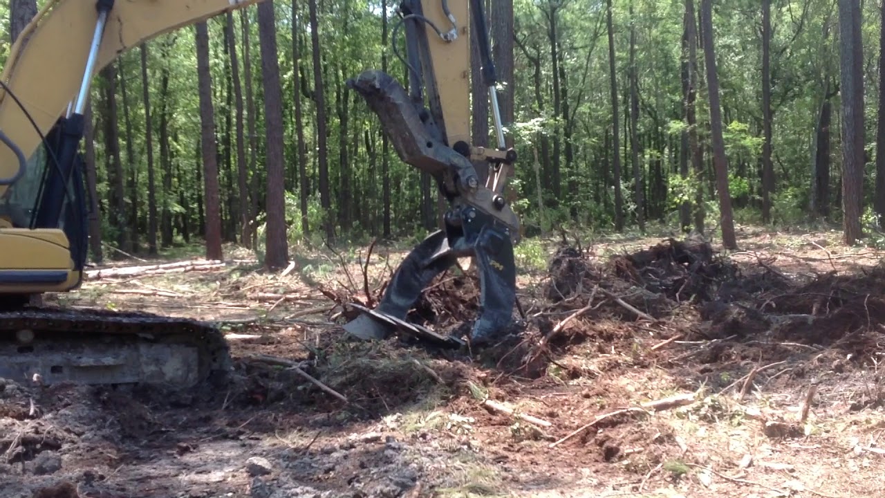 Pungo Machine Shark Tooth Stump Puller Attachment - YouTube