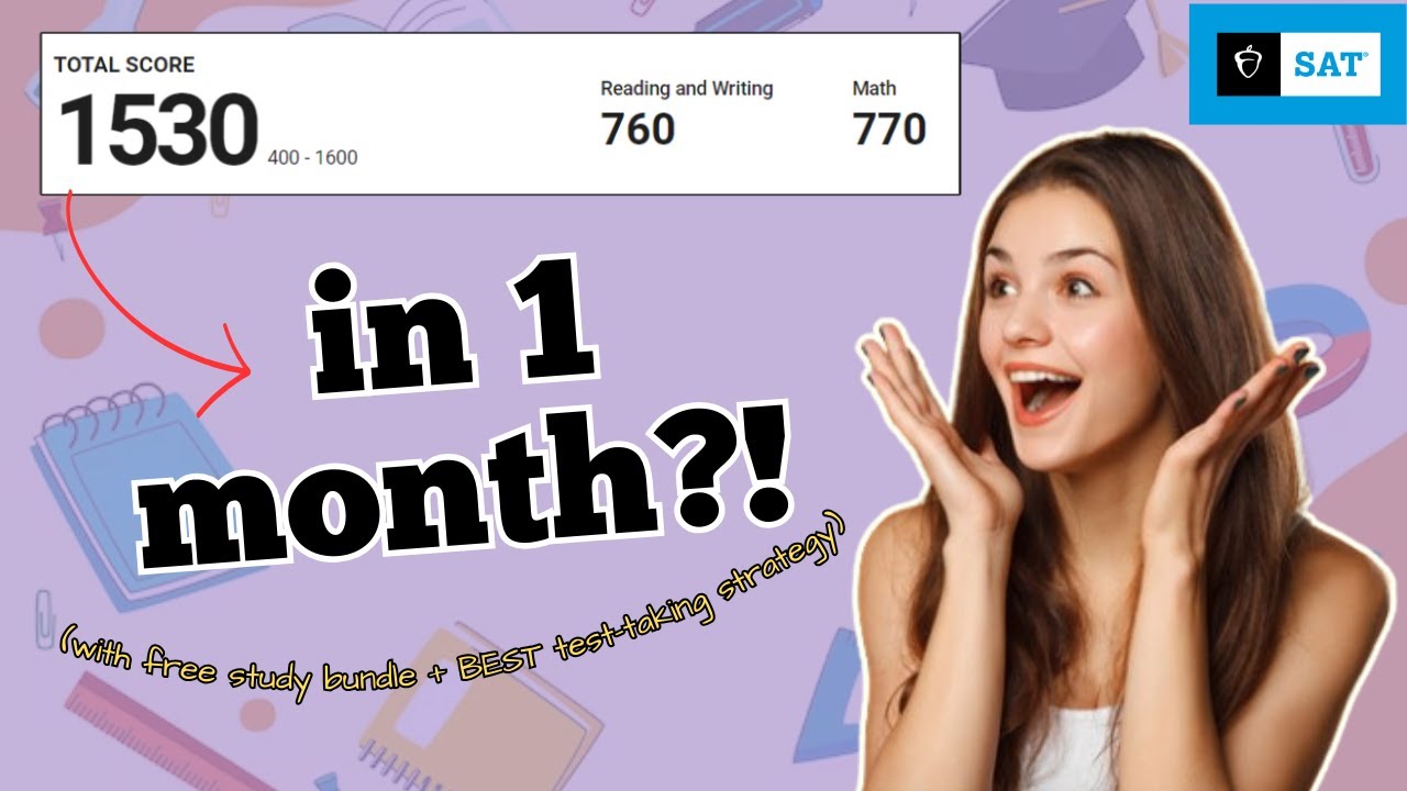 Score 1500+ for the Digital SAT (+ FREE aesthetic STUDY BUNDLE & MUST ...