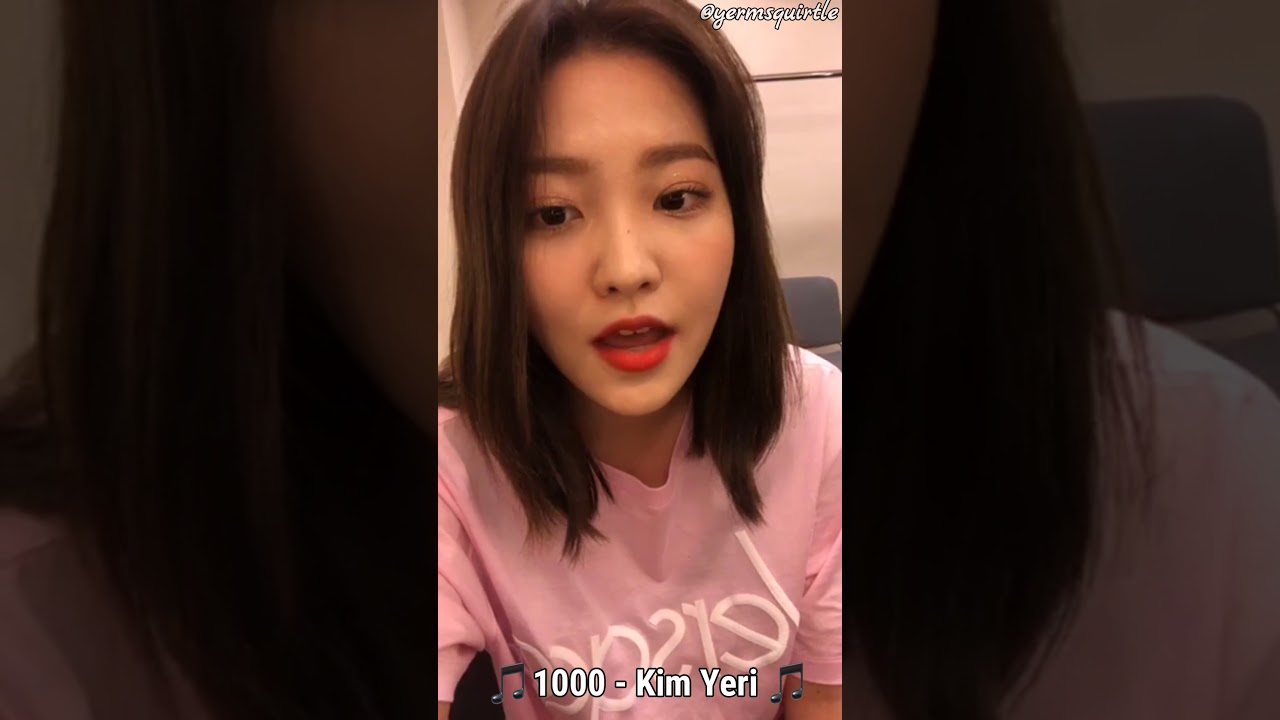 [180520] Kim Yeri Singing '1000' & 'To 20' LIVE on Red Velvet IG! | 레드 ...