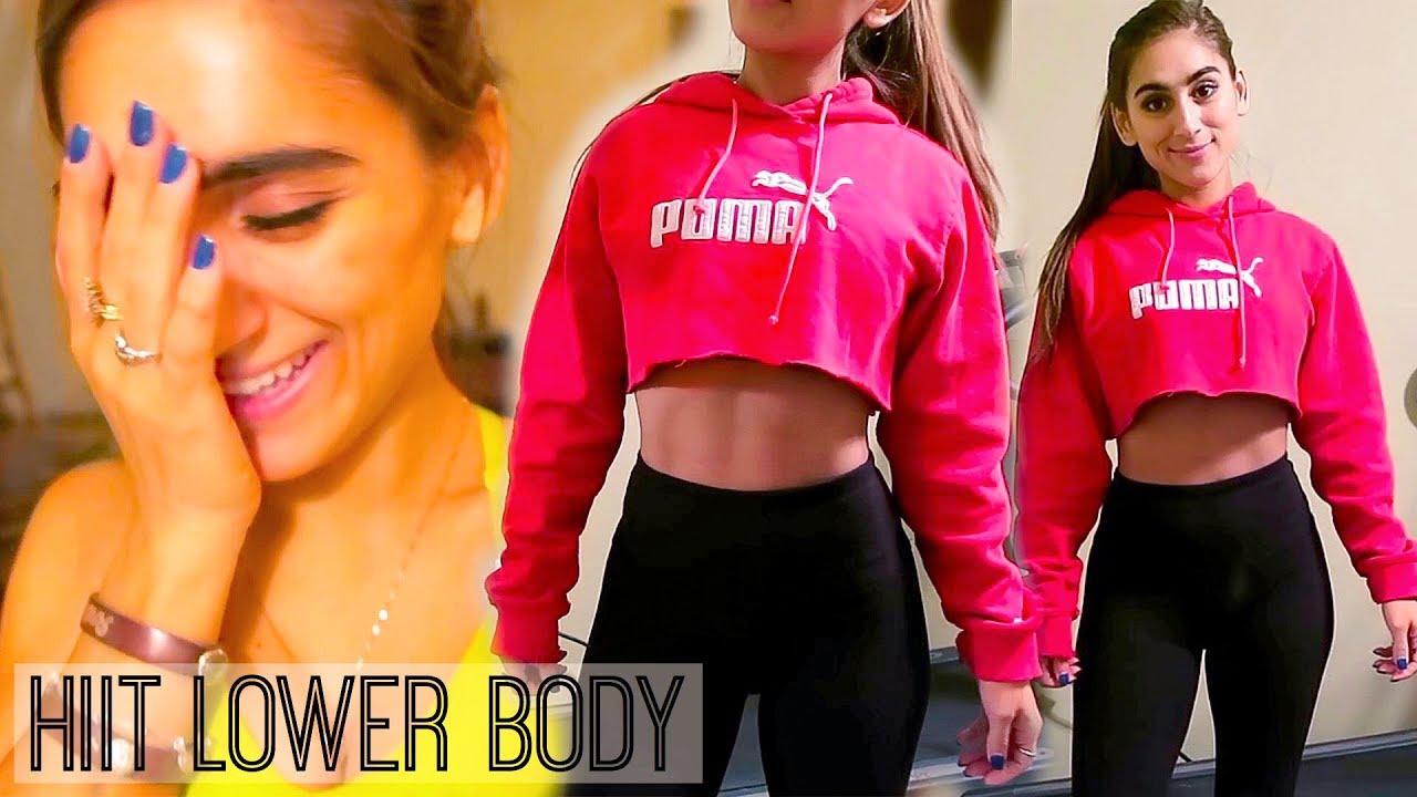 Hiit Legs And Glute Home Workout Vlog Youtube
