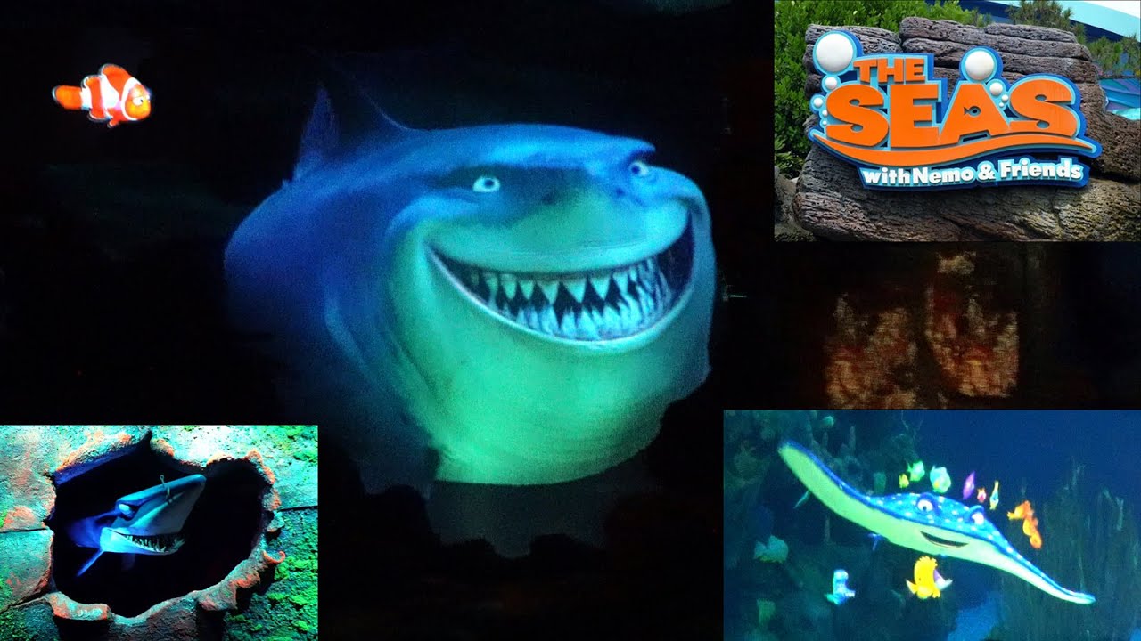 The Seas with Nemo & Friends - Full POV Ride at Epcot, Ultra Low Light ...