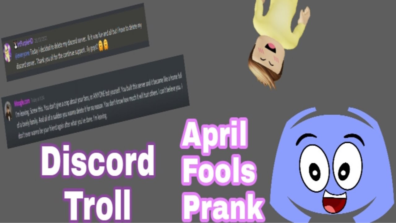PRANKING MY DISCORD SERVER! | Discord Prank! - YouTube