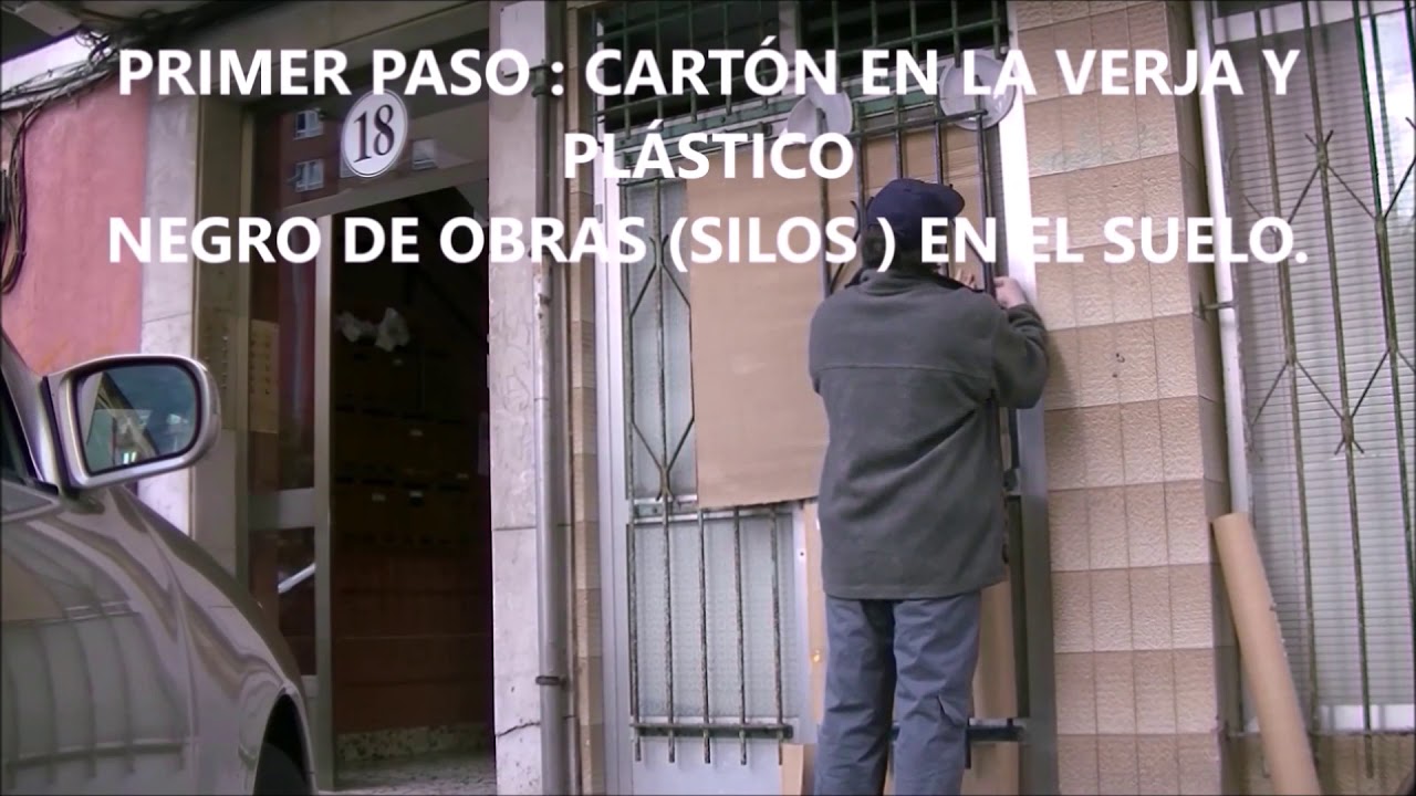 COMO PINTAR REJAS RAPIDAMENTE .TIENES QUE VERLO . - YouTube
