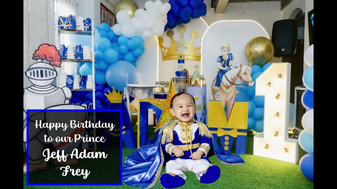 Royal Prince - First Birthday Theme [Highlights] - YouTube