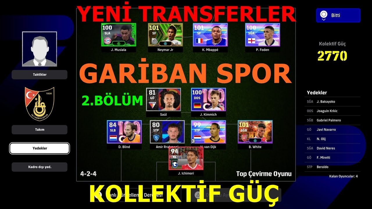 GARİBAN SPOR 2.BÖLÜM YENİ TRANSFERLER ve OYUNCULAR 👌 KOLLEKTİF GÜCÜMÜZ ...