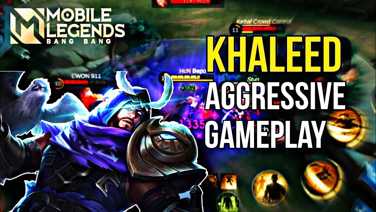 KHALEED GAMEPLAY | BEST BUILD AND EMBLEM | MOBILE LEGENDS - YouTube