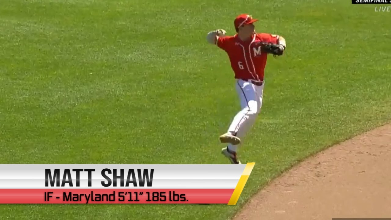 Matt Shaw (Maryland) IF 2023 MLB Draft TOP PROSPECT - YouTube