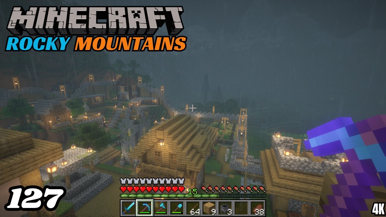 Lets Play Minecraft Rocky Mountains - episode 127 - ASMR °NO COMENTATOR/4K 60FPS° - YouTube