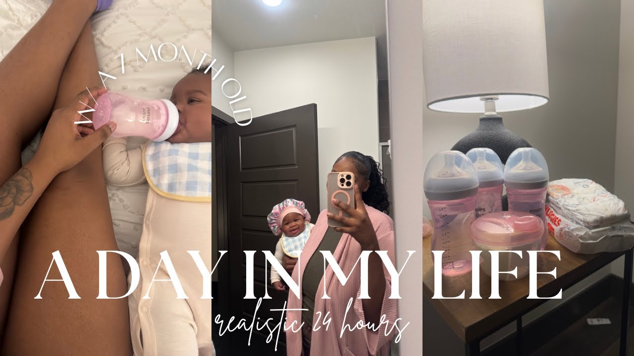 A REALISTIC 24 HOURS WITH A BABY | FIRST TIME MOM - YouTube