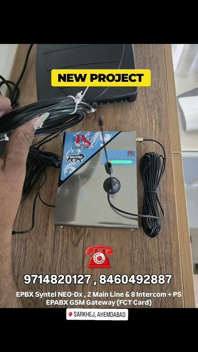 Syntel 2/8 Intercom System with GPS Gateway @lifetechnology_niraynagar ...
