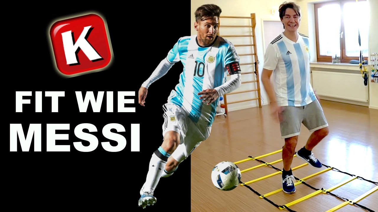 Das Fitness-Training von Lionel Messi - YouTube