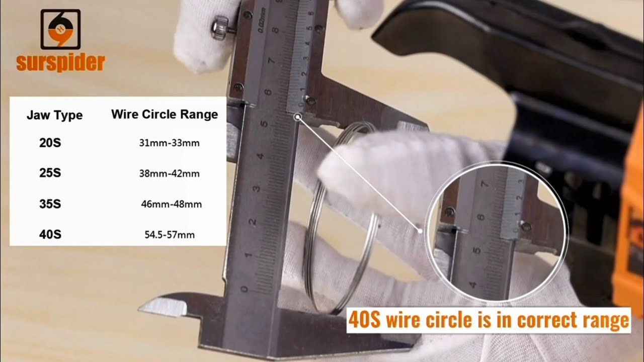 SurSpider rebar teir-"0" mode measure and adjust wire circle - YouTube