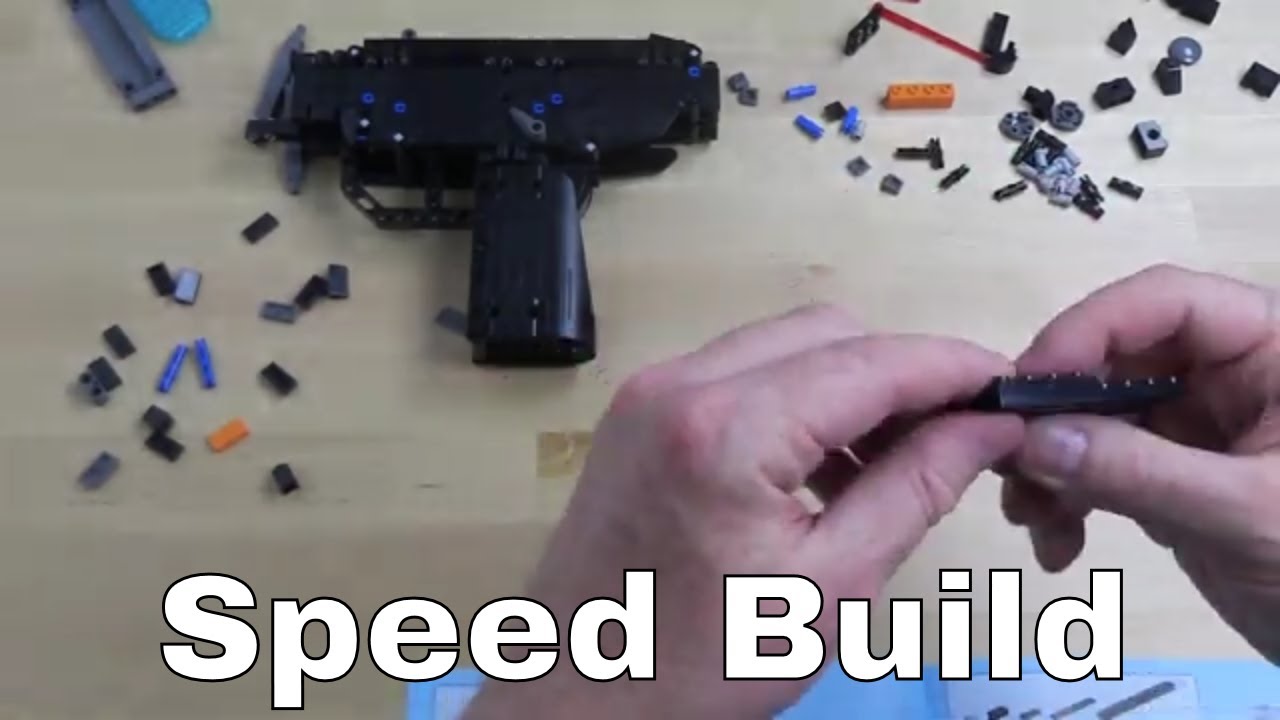 Speed Build: CADA Micro UZI • deTech C81008W Block Gun Modell Aufbau im ...
