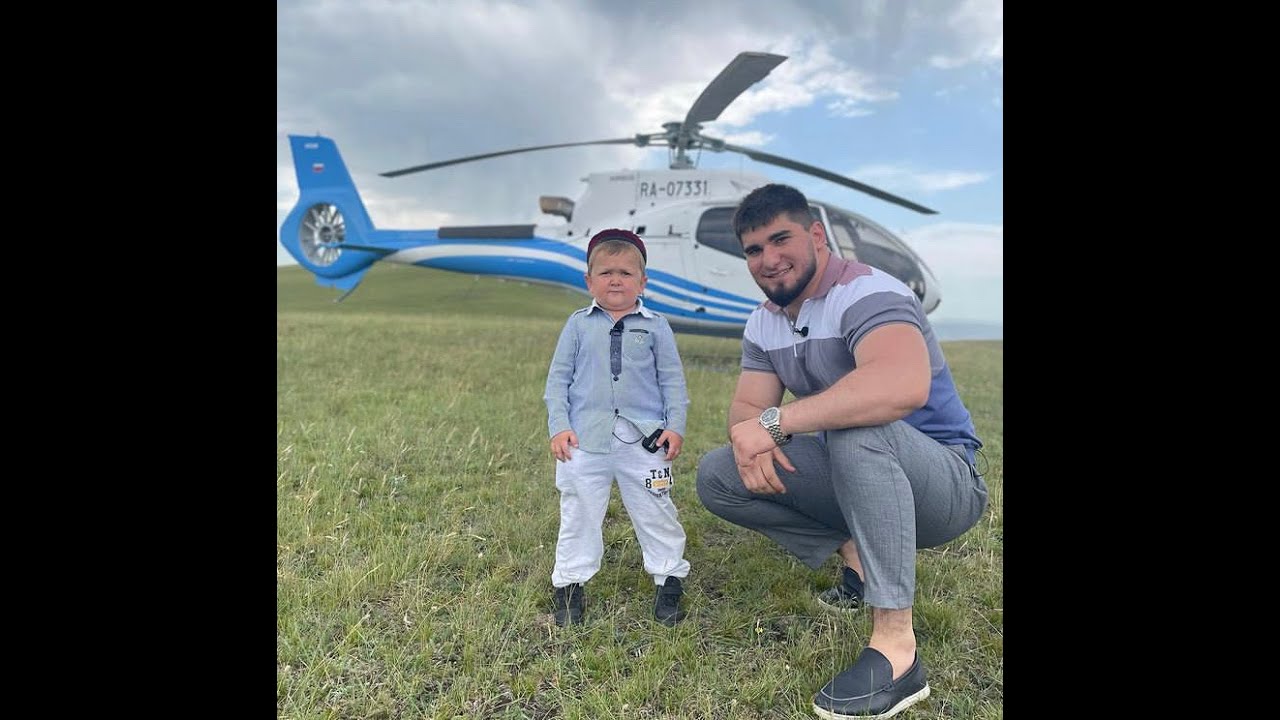 Hasbulla Flys A Helicopter - YouTube