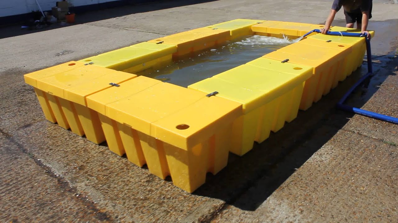 FloodBlock Barrier Reservoir - YouTube