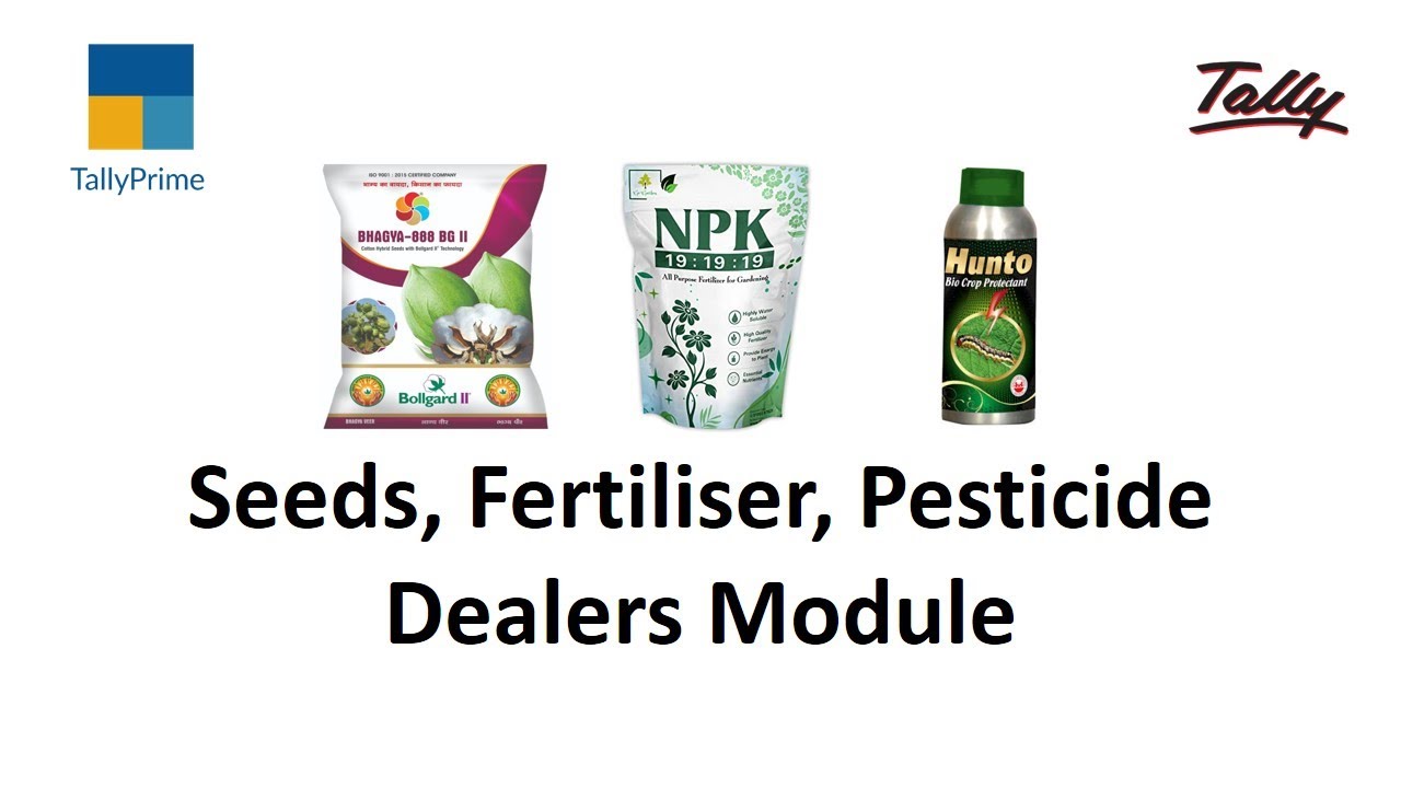 Seeds, Fertilizer, Pesticide Dealer Module - YouTube