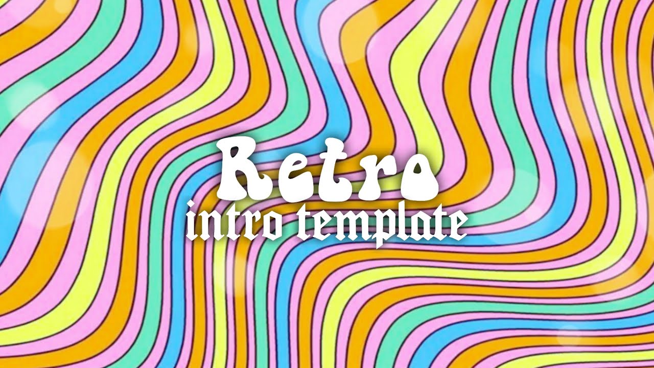 RETRO INTRO TEMPLATE NO TEXT - YouTube