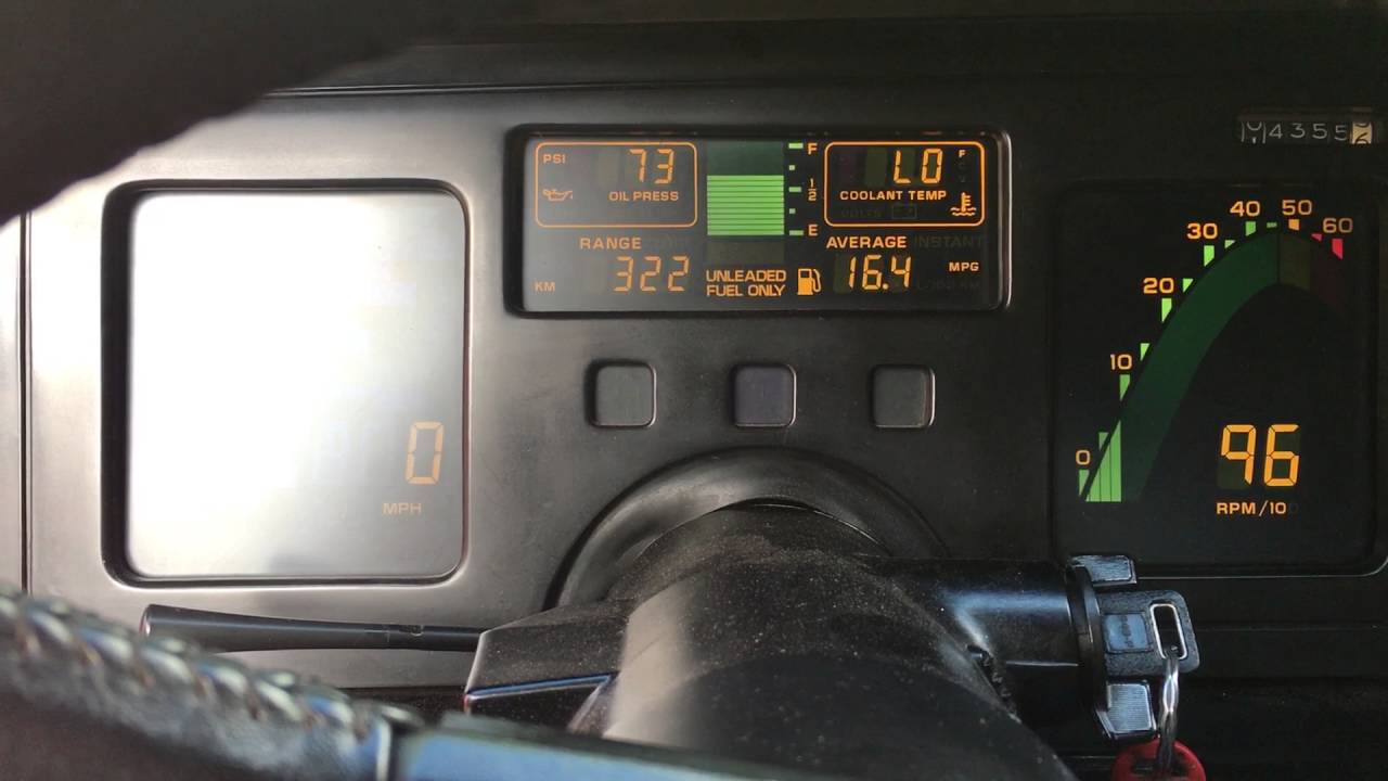 1985 Corvette cold start - YouTube