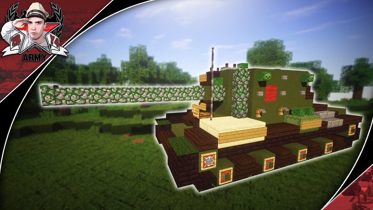 Minecraft: WW2 SU-100Y | Self-Propelled Gun Tutorial - YouTube