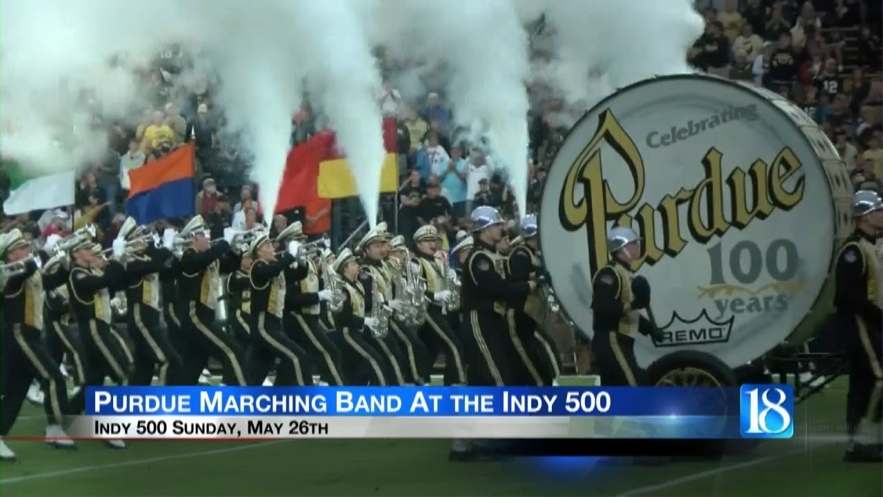 Purdue Marching Band At the Indy 500 - YouTube