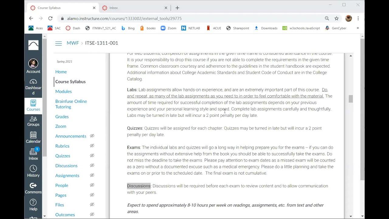 HTML Syllabus and first week info - YouTube