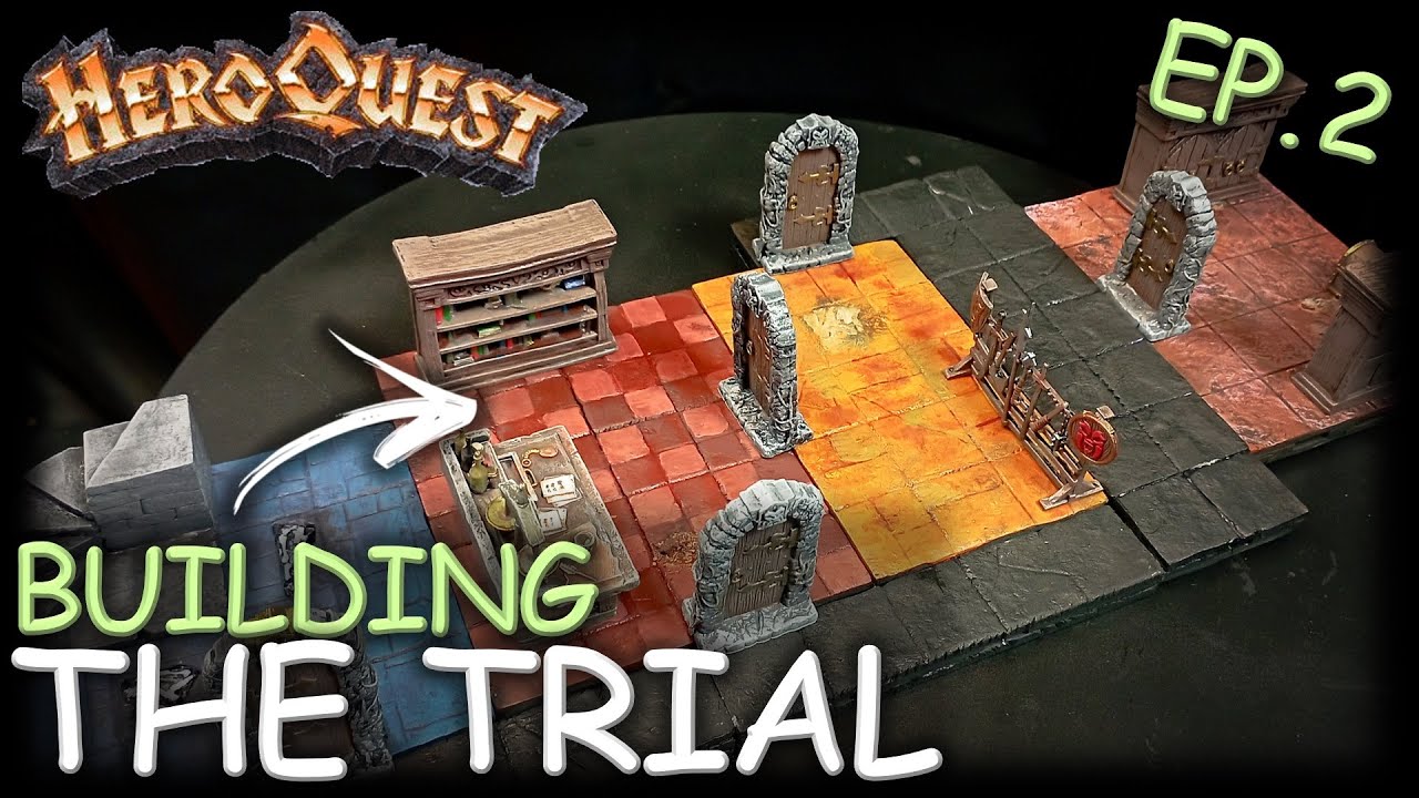 IMPROVE YOUR DUNGEON! How to make "THE TRIAL" Heroquest Dungeon! | EP ...