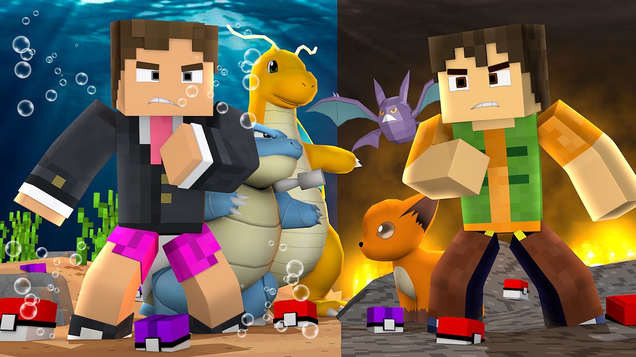 Minecraft - BROCK - TREINADOR DE PEDRA ! - DESAFIANDO TREINADOR POKEMON ...