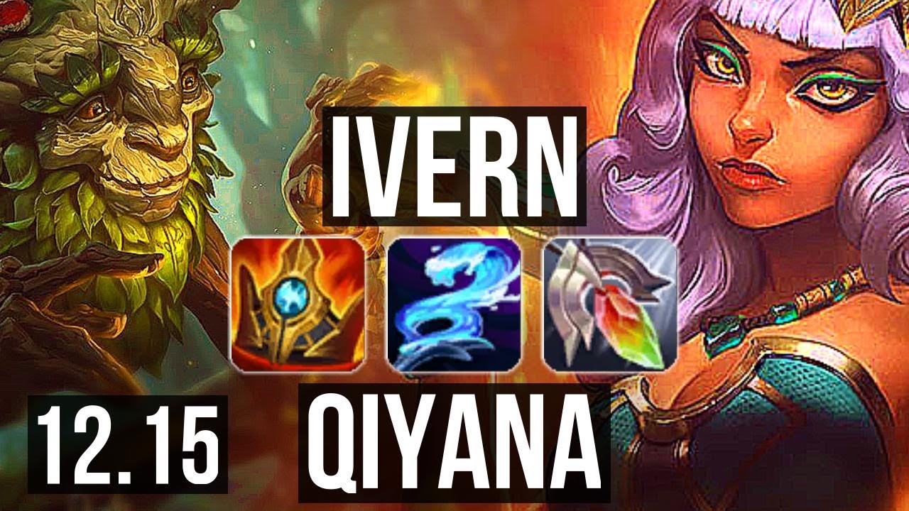 IVERN vs QIYANA (JNG) | 4.0M mastery, Rank 6 Ivern, 1300+ games, 2/3/22 ...
