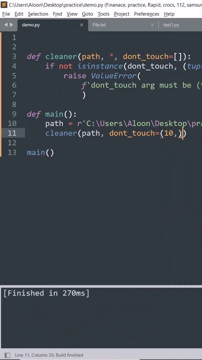 Python: Desktop Cleaner | iCodingTamil #python #automation #coding ...