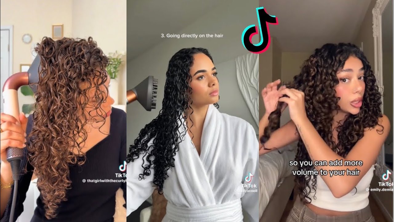 2026 Diffusing Curly hair the EASY WAY | TikTok Compilation - YouTube