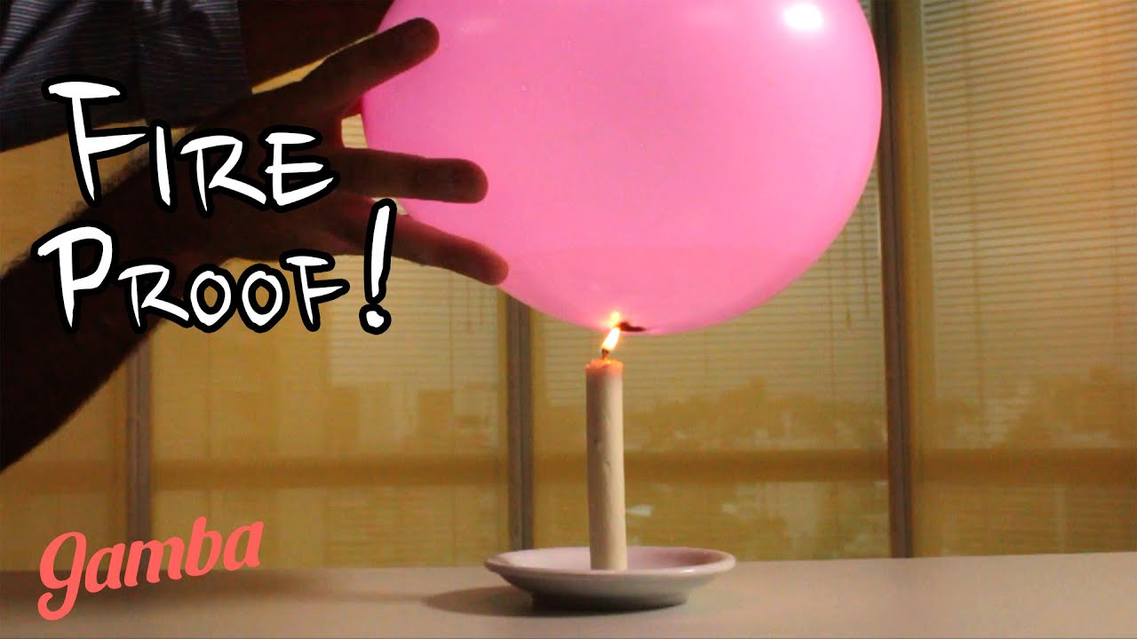 Fireproof Balloon Experiment - Tricks for Kids - YouTube