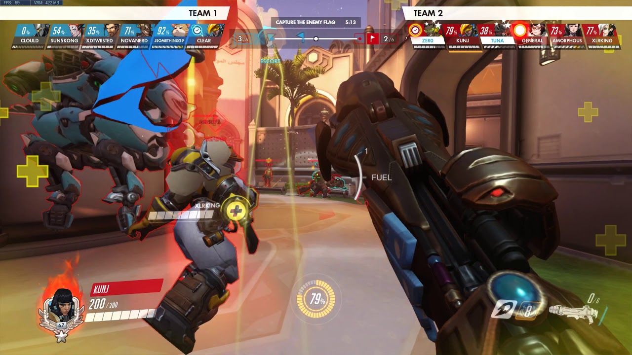 Phara on Oasis (CTF Blitz) | Overwatch - YouTube